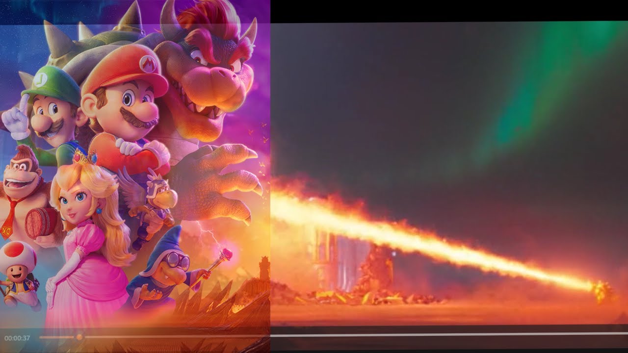 Mario Fights Bowser's army to save the world - movie recap - YouTube