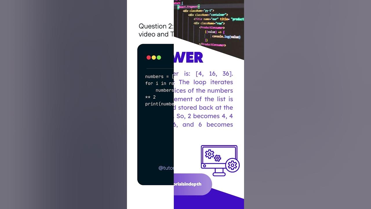 Python For Loops Quiz 7| Mastering Loops in Python! | Tutorials in Depth #shorts #python #coding ...