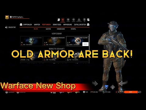 Warface | New Shop | Old Armor are back! - YouTube