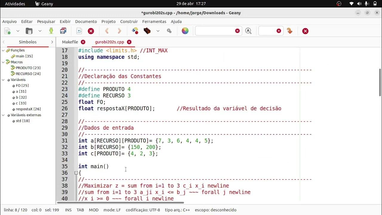 Exercício 202 no GUROBI - YouTube