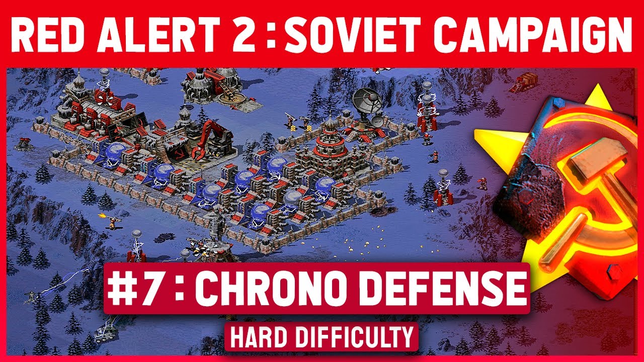 Red Alert 2 - Soviet Mission 7 Chrono Defense - Hard Difficulty - Under ...