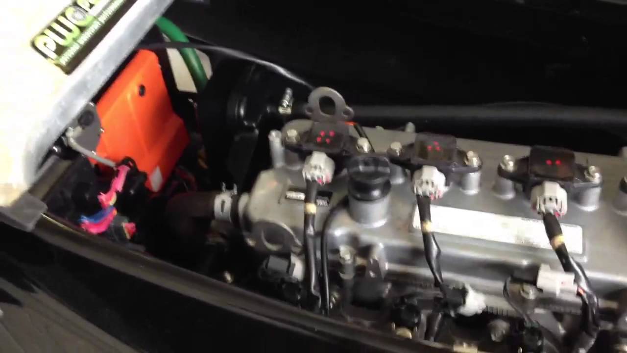 Riva Athena ECU start up on FZR - YouTube