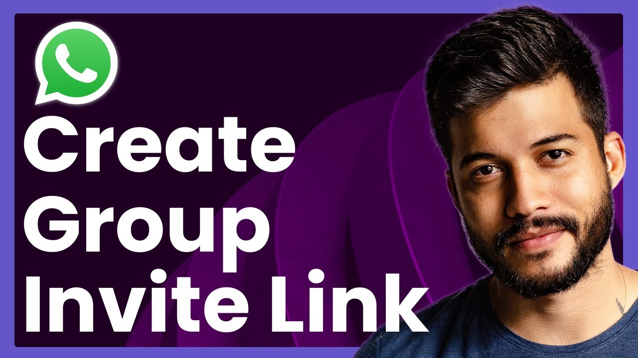 How To Create WhatsApp Group Invite Link (Easy Tutorial) - YouTube