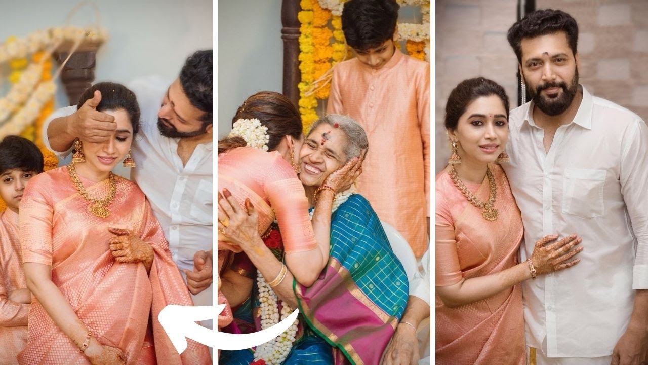 Actor Jayam Ravi Wife Aarti ravi family function and valentines Day ...