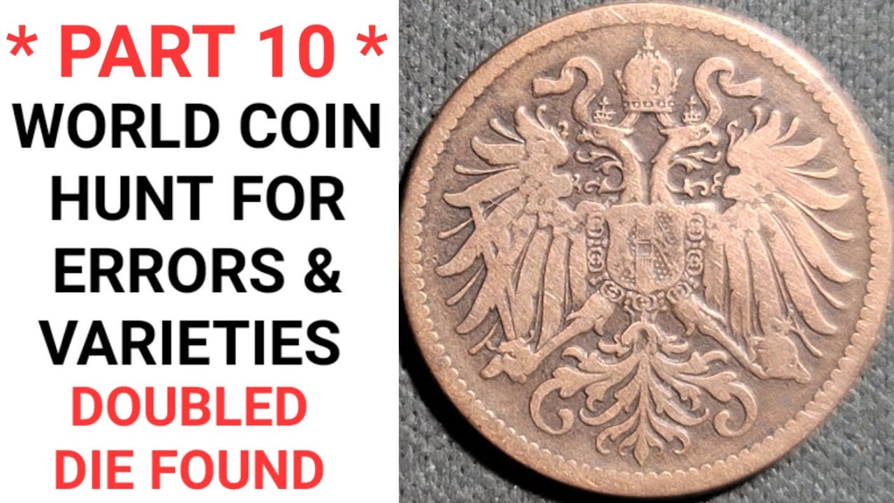 DOUBLED DIE W/ SPLIT SERIFS FOUND HUNTING WORLD COINS #dwcnc #money # ...