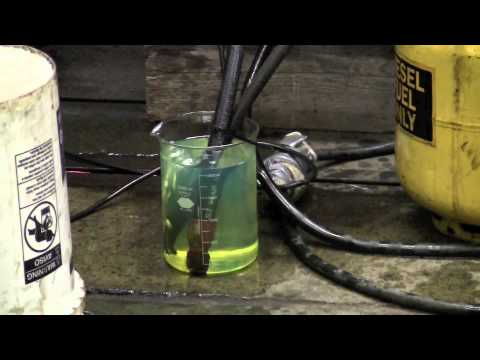 Bio-diesel Engine Test - YouTube