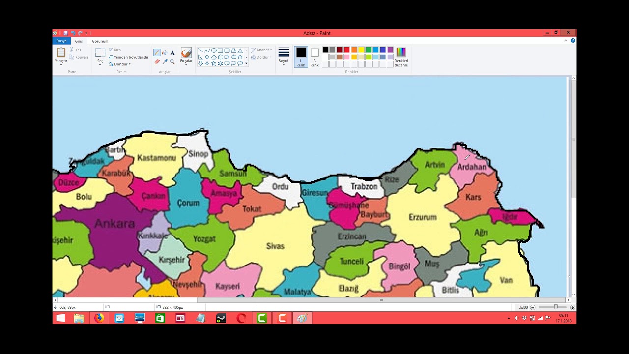Map Çizimleri #2 - Türkiye Map - YouTube