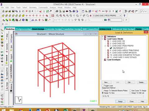 modelar en Staad desde cero - YouTube