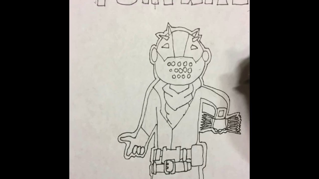 Speed Drawing Rust Lord From FortNite!! - YouTube