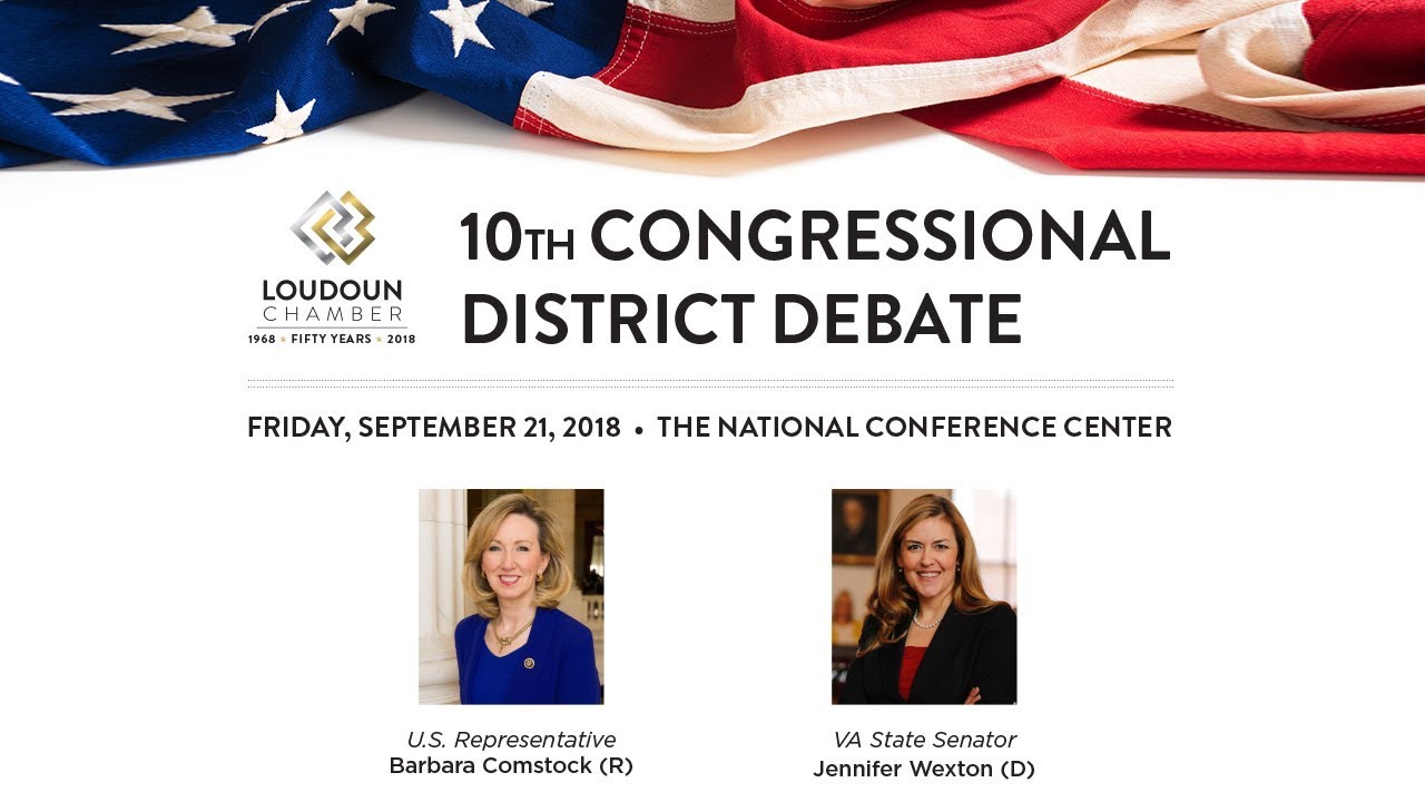 Comstock Wexton 10th Congressional District Debate 2018 - YouTube