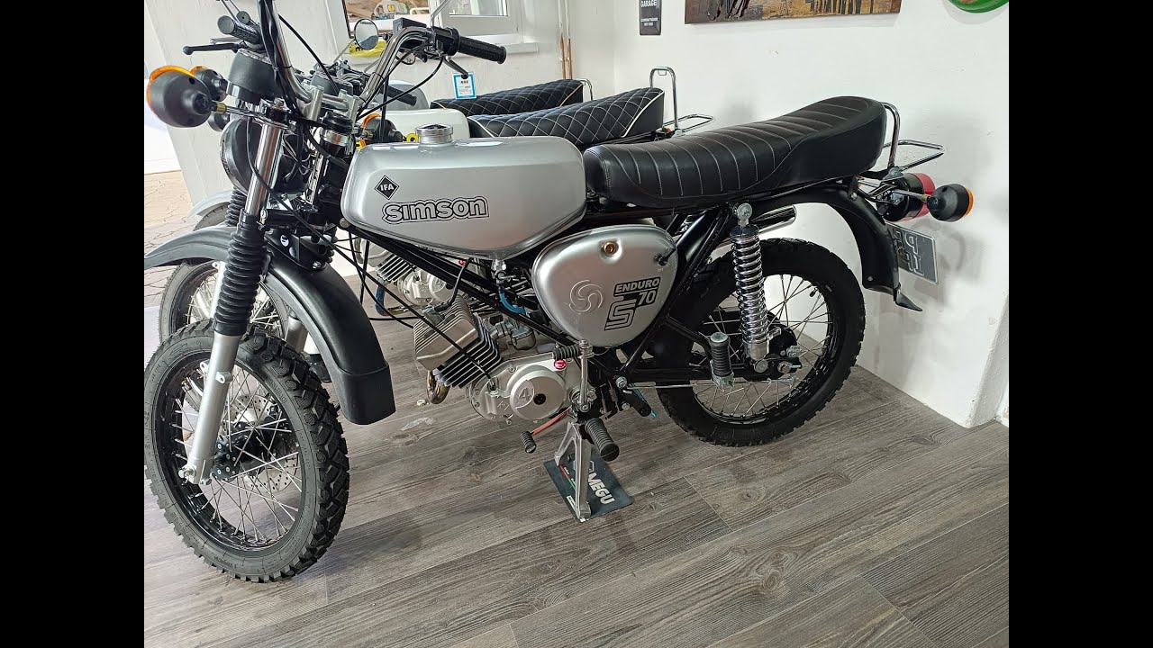 Durch die schöne Prignitz mit der Simson S70 Enduro - YouTube