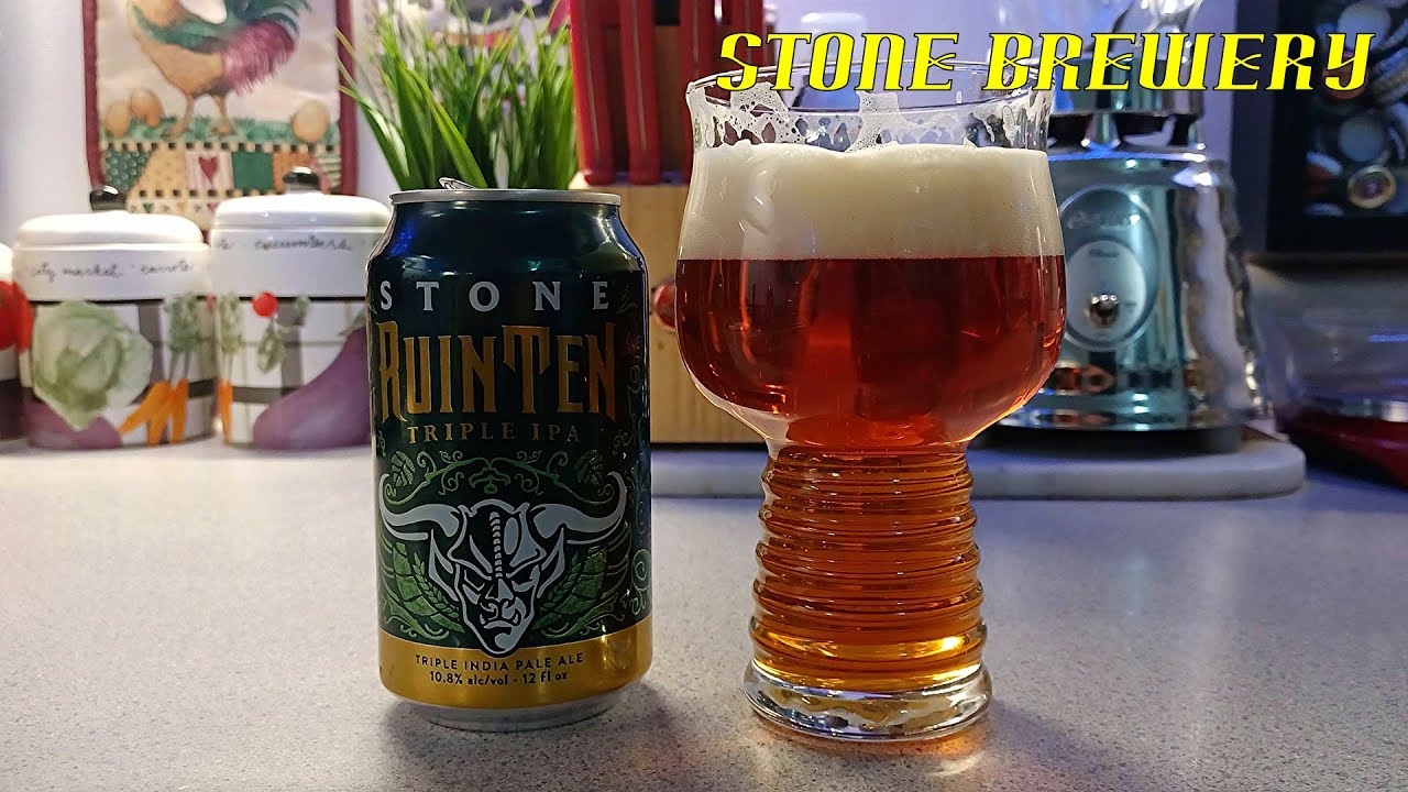 Stone Brewery ~ Ruin Ten Triple IPA - YouTube