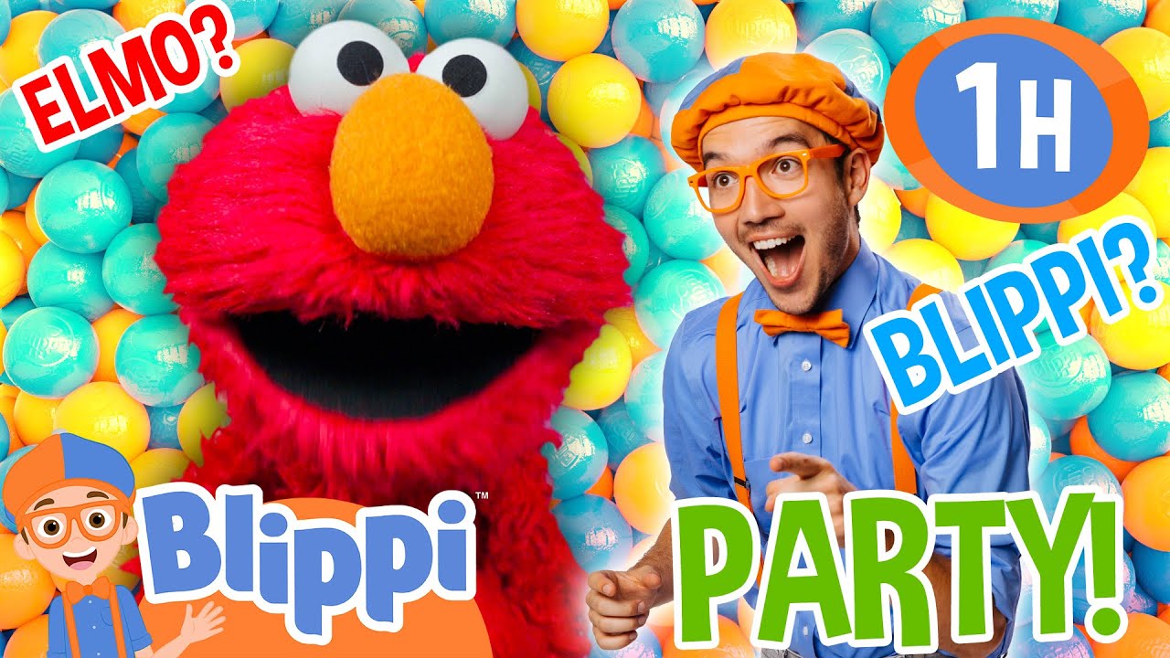Blippi Throws ELMO An Awesome Party! 🎉| Kids TV Shows | Fun For Kids ...
