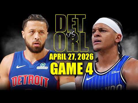 Detroit Pistons vs Orlando Magic Full Game 4 Highlights - April 27, 2026 | NBA Playoffs