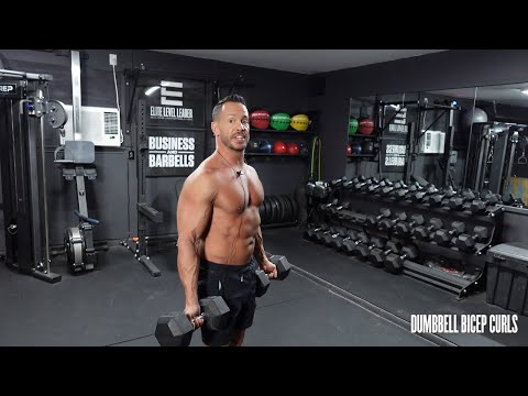 How to Perform Standing Dumbbell Bicep Curls