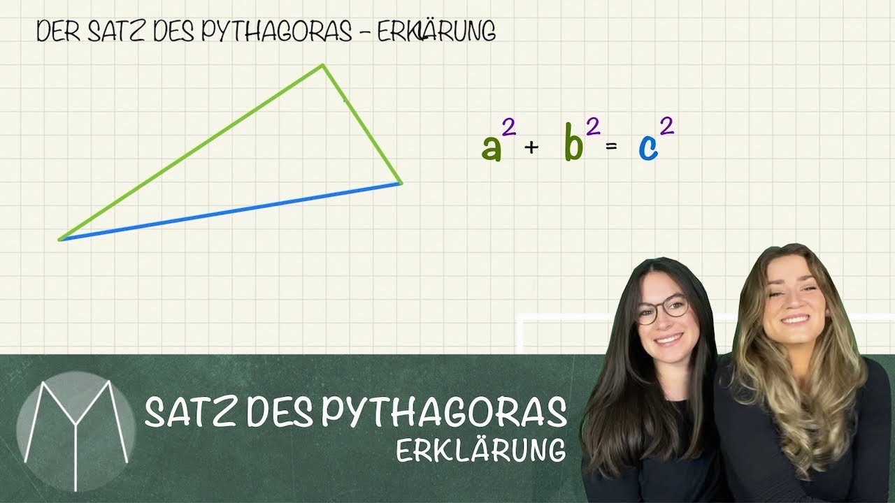 Satz des Pythagoras I Einfache Erklärung - YouTube