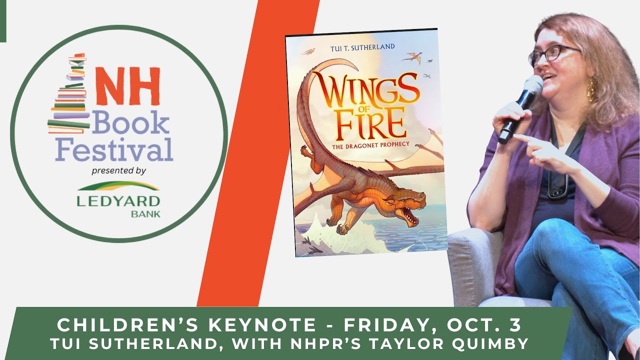 NH Book Festival Children's Keynote: Author Tui Sutherland - YouTube
