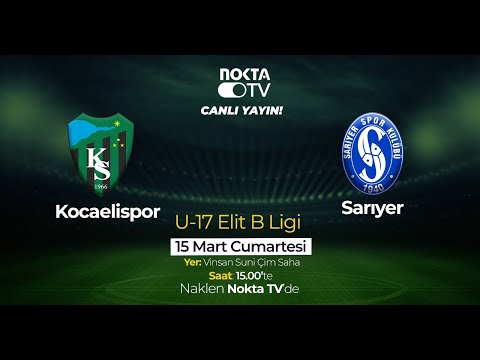 Kocaelispor U17 - Sarıyer U17 Maçının Özeti