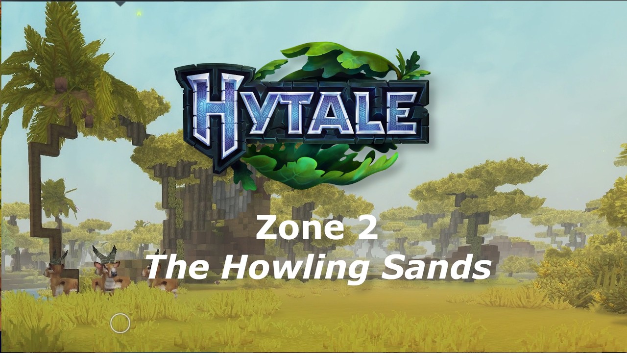 30mins of Hytale's Current Zone 2 - The Howling Sands - YouTube