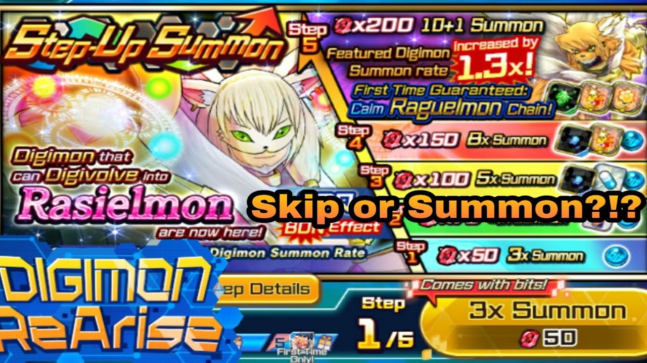 Should You Summon Rasielmon/Raguelmon Banner?!? // Digimon ReArise ...