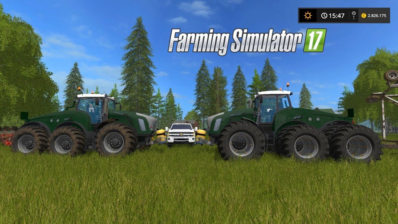 Farming Simulator 17 Tractores Gigantes Fendt Trisix 6x6 Arado Y