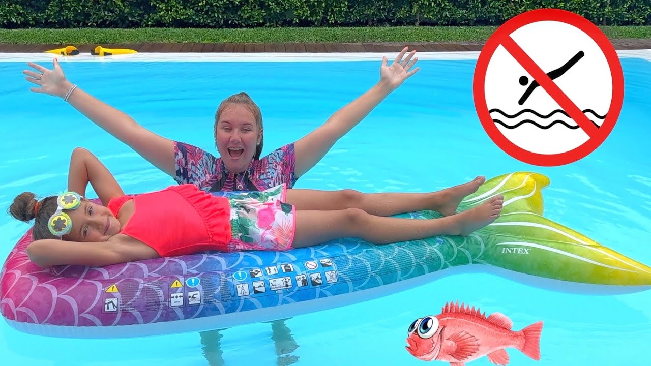 Safe Video - Ruby and Bonnie learns how to swim safely with family ...