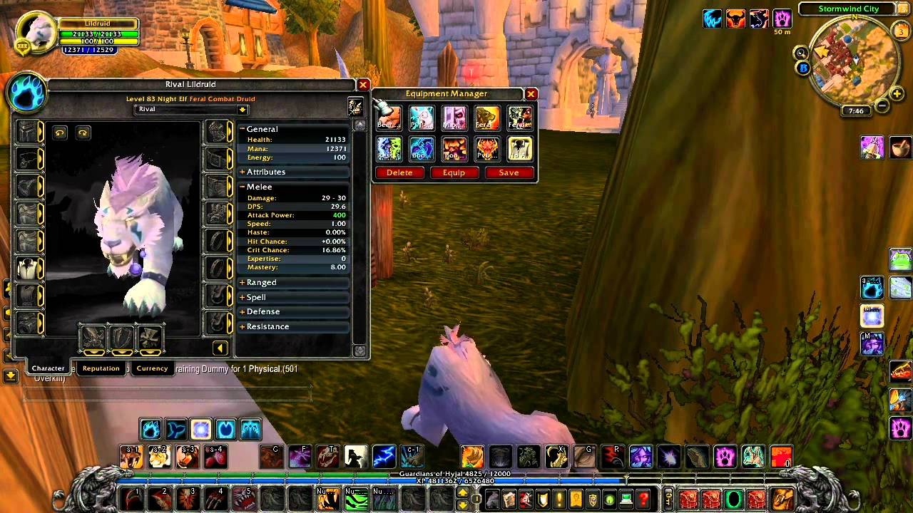 [HD] Feral Druid (Cat) Cataclysm Beta Overview 12857 - YouTube