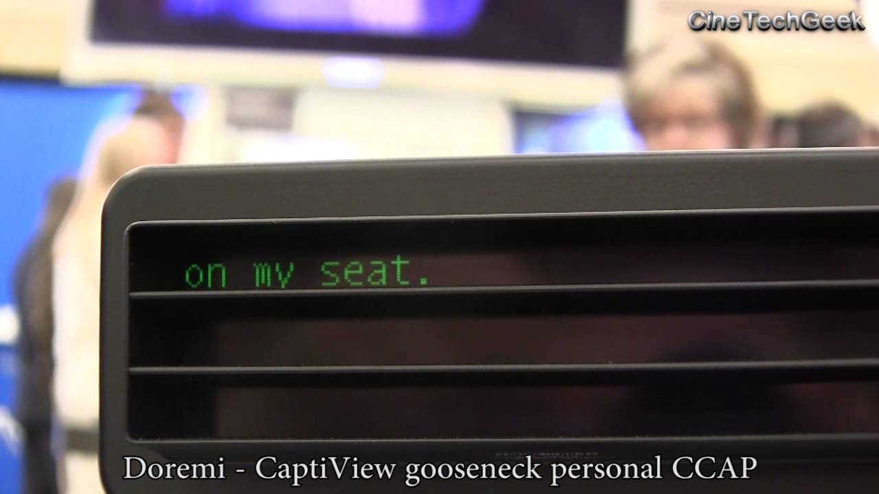 CC13-52 Accessibility - Doremi - CaptiView CCAP - YouTube