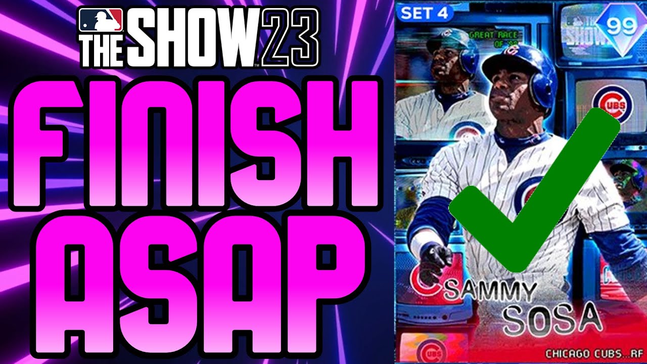Fastest Way to FINISH GREAT Race of '98 program MLB The Show 23 Diamond ...