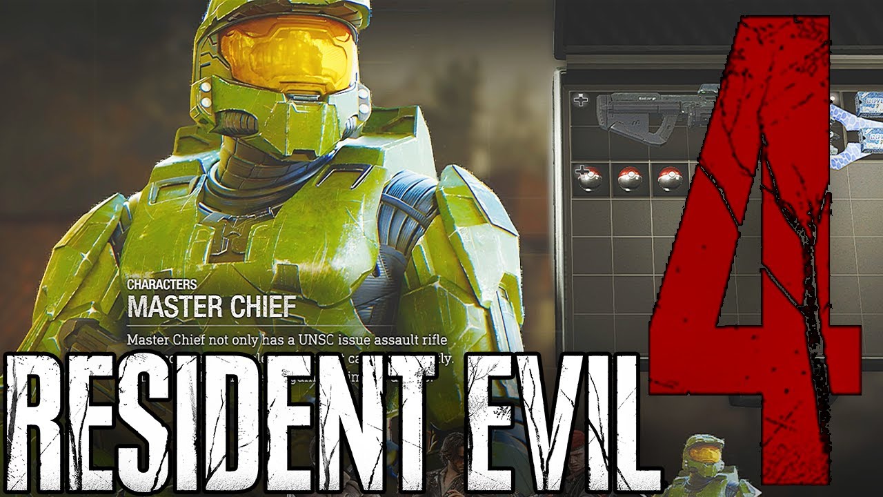 RE4 play as Master Chief - Resident Evil 4 Remake Defeat All Enemies in ...