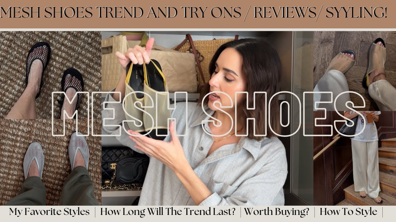 MESH SHOES TREND | HOW TO STYLE | THE ROW MESH SANDALS | ZARA | LE ...