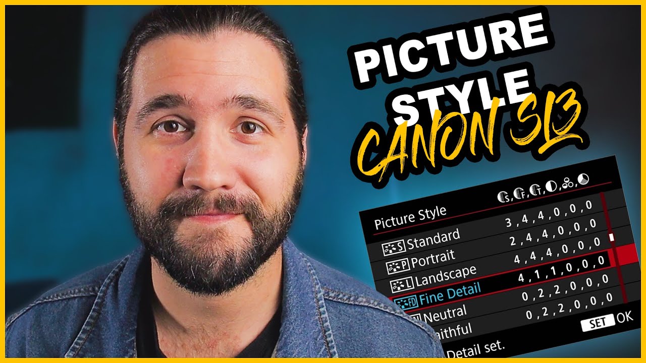 Como fazer um Picture Style para Canon SL3 | Tutorial - YouTube