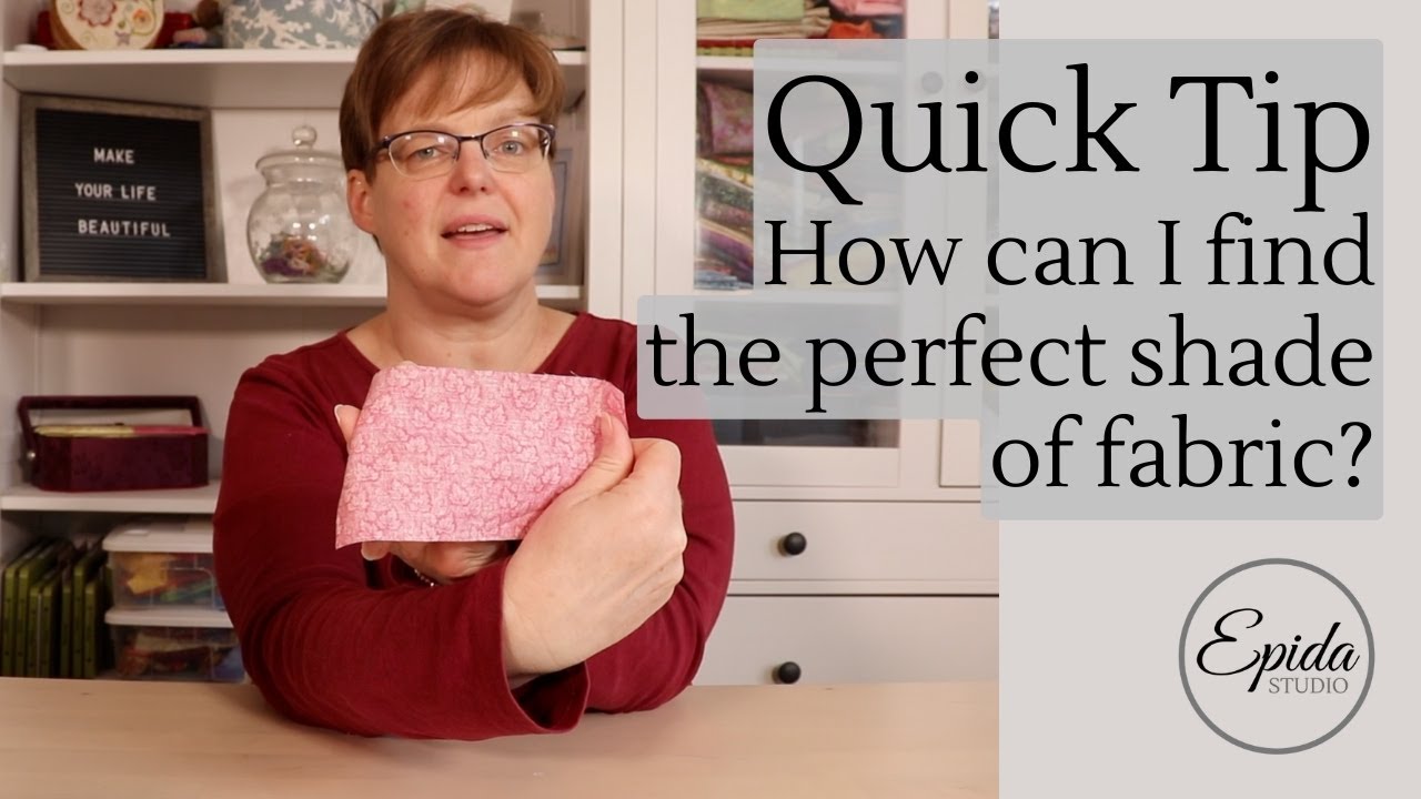How can I find the perfect shade of fabric? - YouTube
