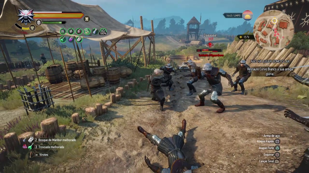 The Witcher 3: Gerald's Tank Killer Build - YouTube