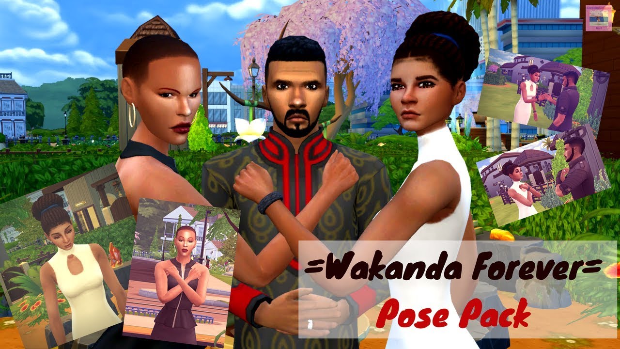 Sims 4 Wakanda Forever Animation Pack - YouTube