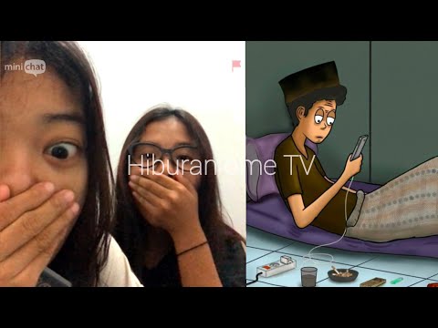 Prank ome TV ular kasur terbaru rekasi dua cewek lihat ular kasur ku bar bar gede Indonesia #ometv 