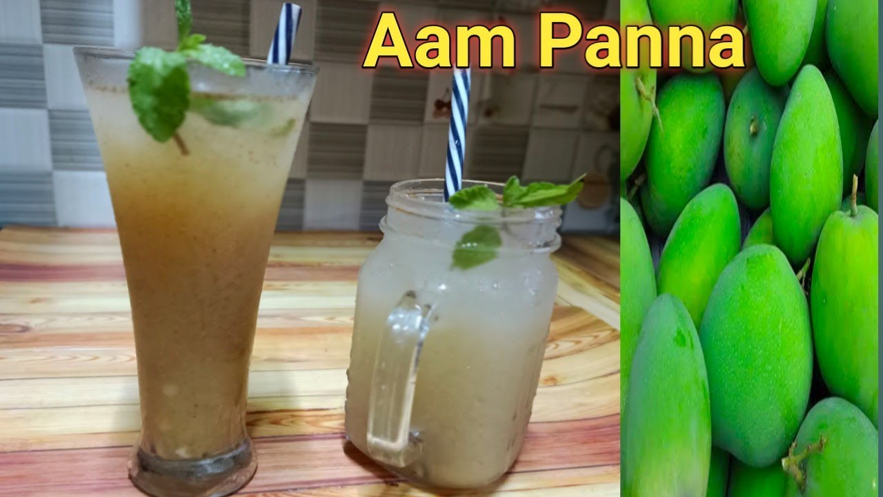 Aam Panna Recipe-Raw Mango Juice-Green Mango Drink-Mango Panna Drink ...