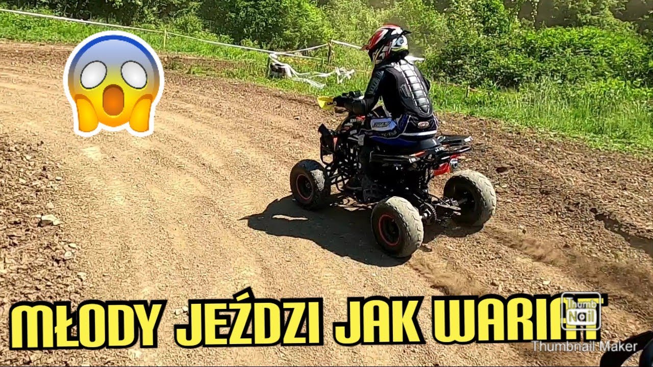 Ścigałem się na torze / Kxd 125 z quadem bashan 250 - YouTube