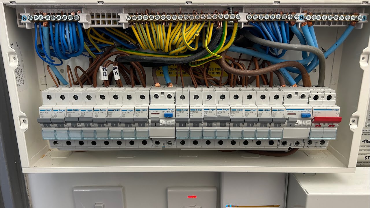 Why did we replace this not so very old consumer unit? - YouTube