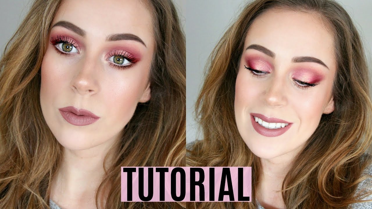 SMOKEY PINK INSTAGRAM MAKEUP 💖 || Tutorial - YouTube