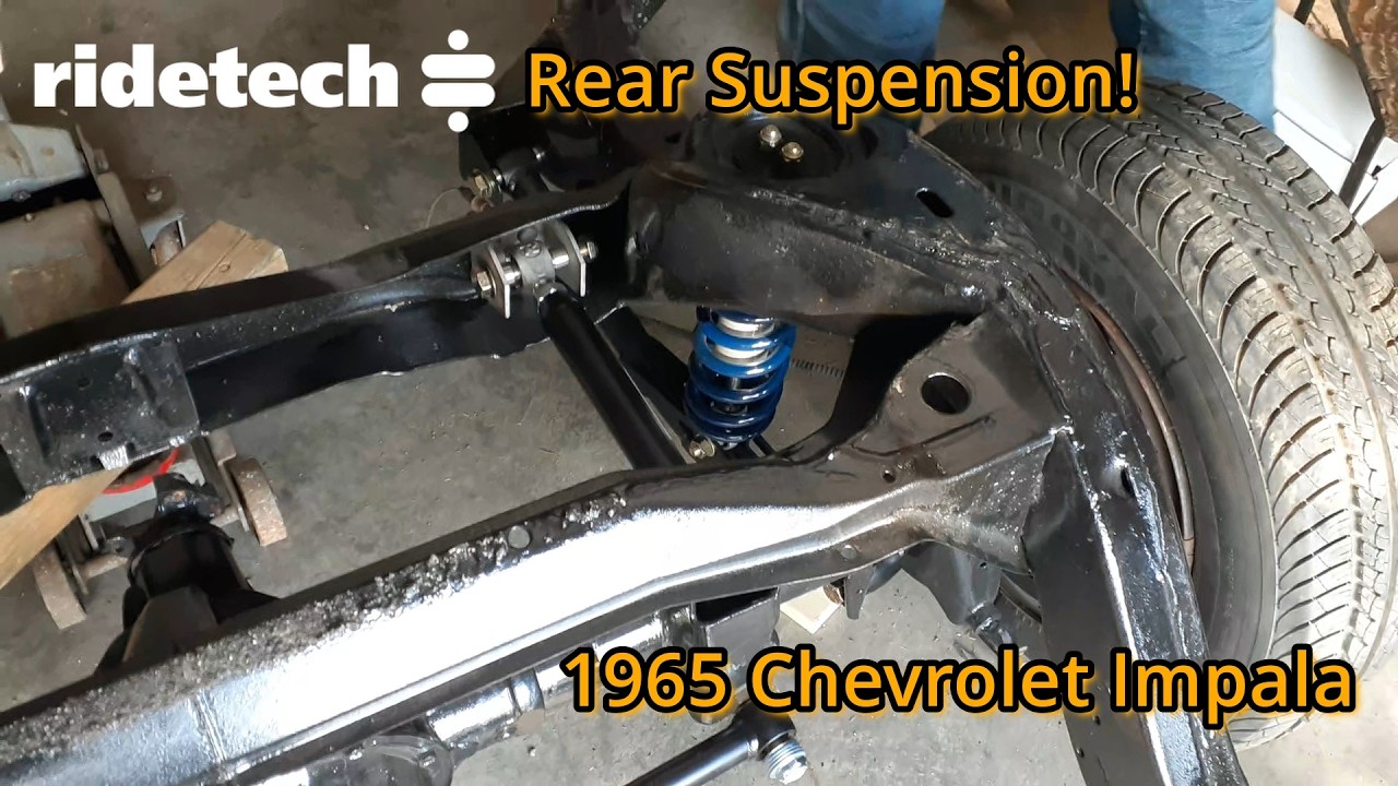 1965 Chevrolet Impala Gets Ridetech Rear Suspension Kit! - YouTube