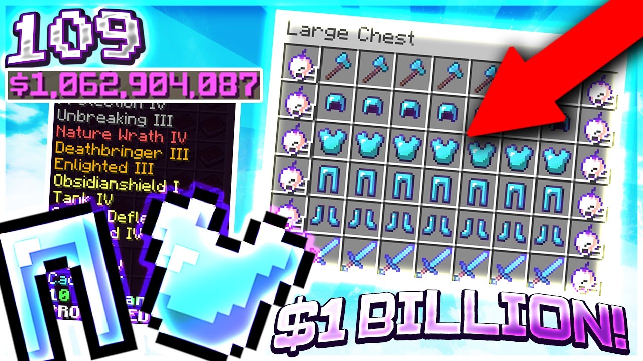 INSANE $1 BILLION & 10 LORE GOD SET! | Minecraft FACTIONS #109 ...