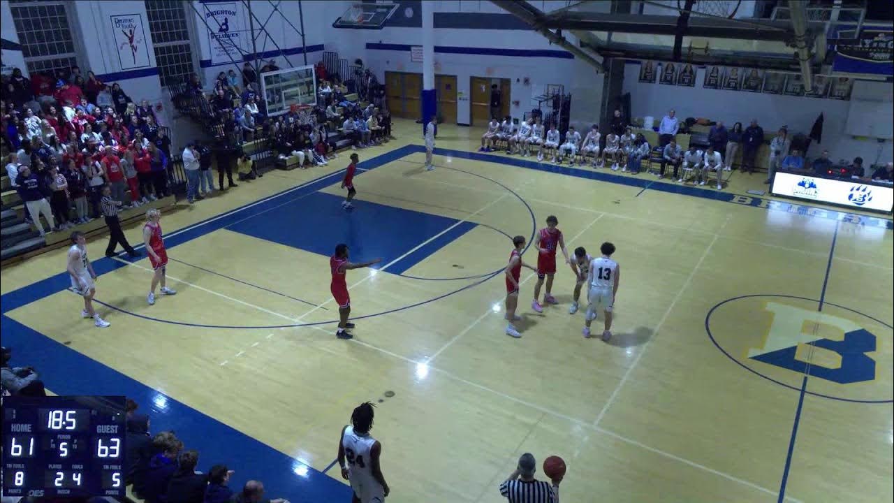 Brighton High School vs Fairport High School Boys' Varsity Basketball - YouTube