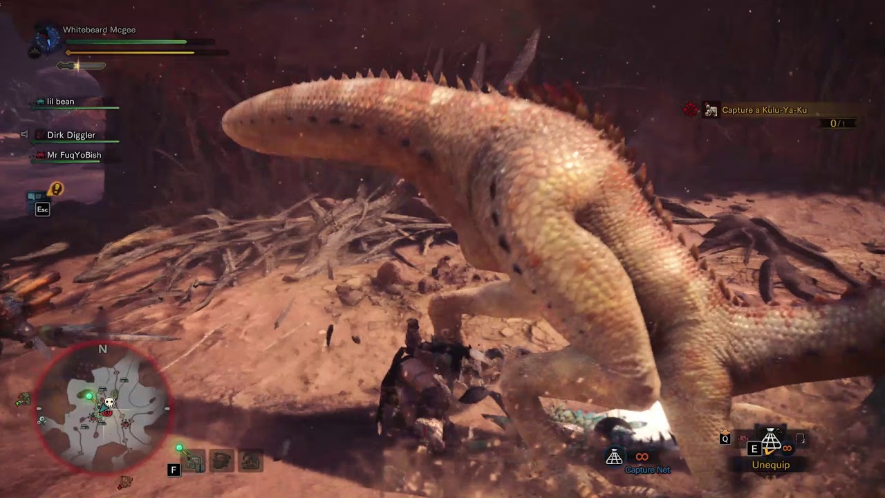 Monster Hunter: World (PC) - Epic Greatsword Skydive Combo Finish - YouTube