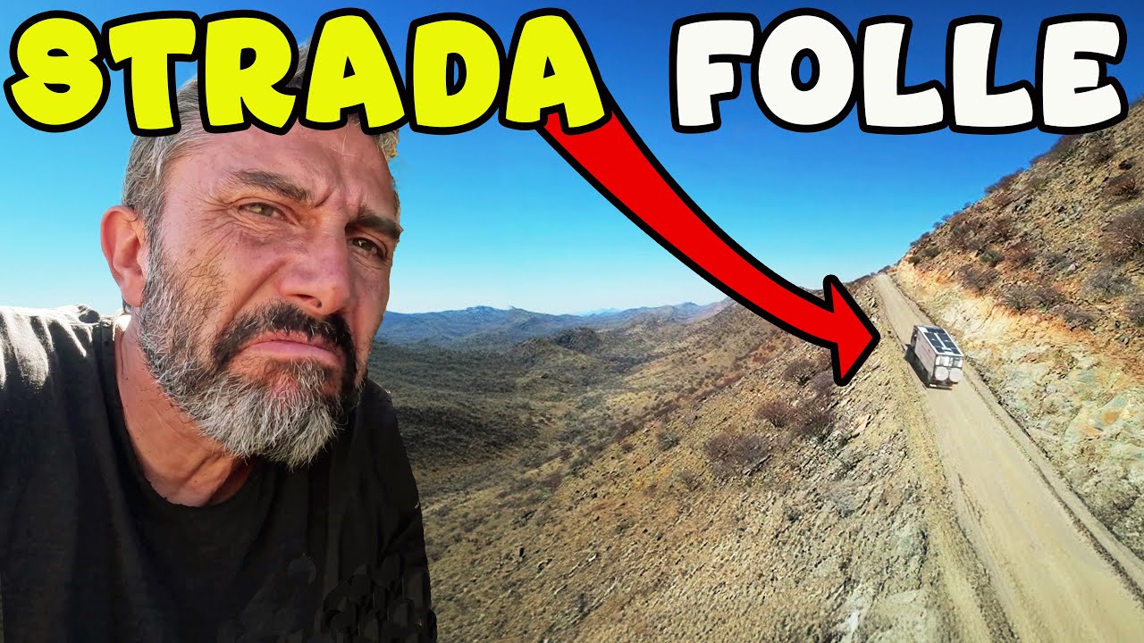 La STRADA MENO transitata del MONDO 🔥 Namibia Bosua PASS 👉 Soli per ...