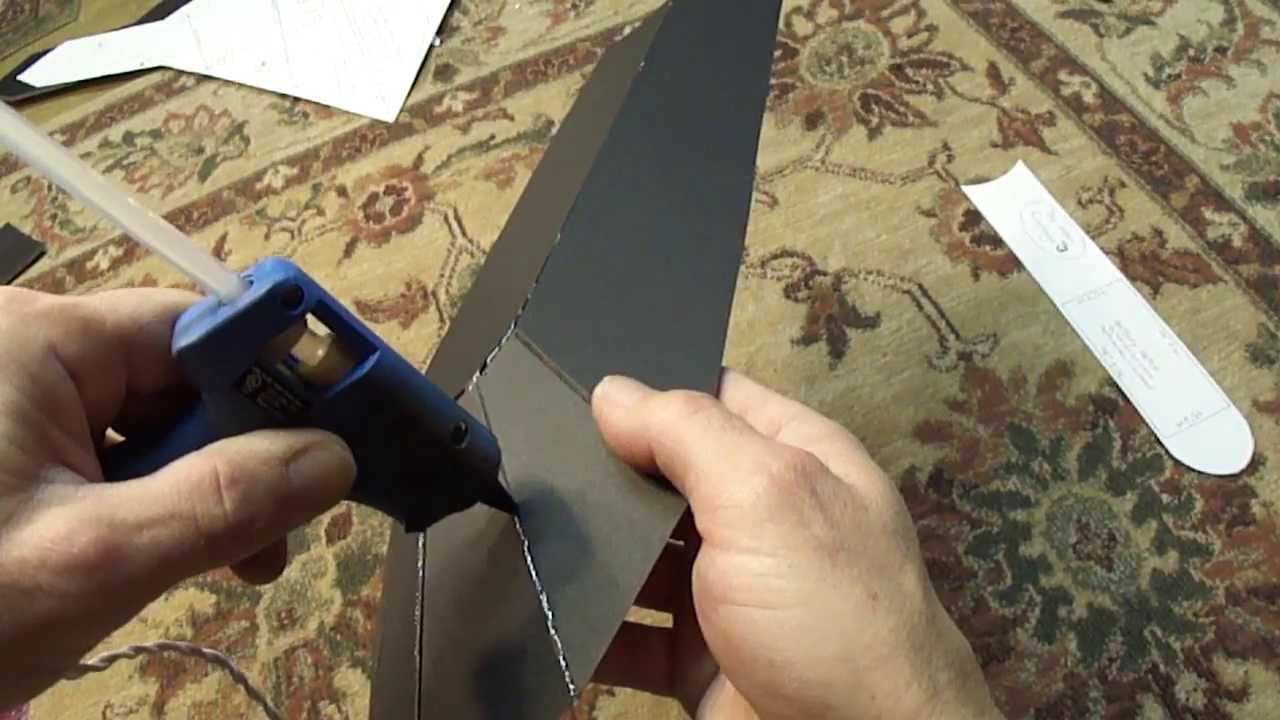 Part # 2 of 4.. X47-B 70mm EDF jet. Cutting and assembly of your plans ...