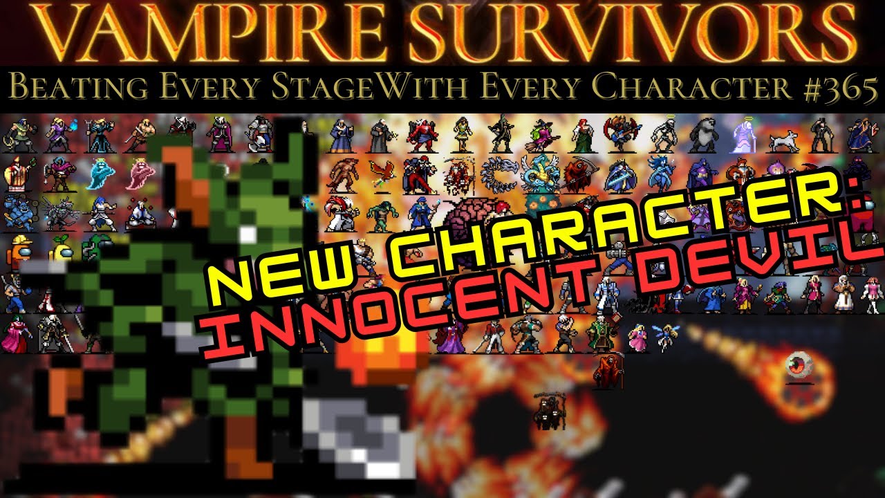 New Character Innocent Devil Vampire Survivors Castlevania BESWEC 365 ...
