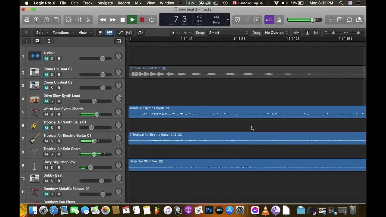 Making a Beat in Logic Pro X.... - YouTube