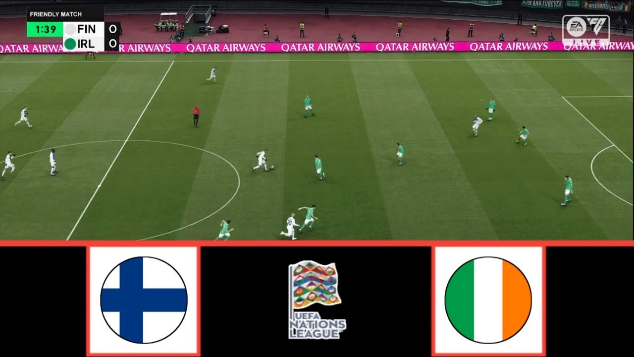 FINLAND VS REPUBLIC OF IRELAND | UEFA NATIONS LEAGUE 2024/2025 ...