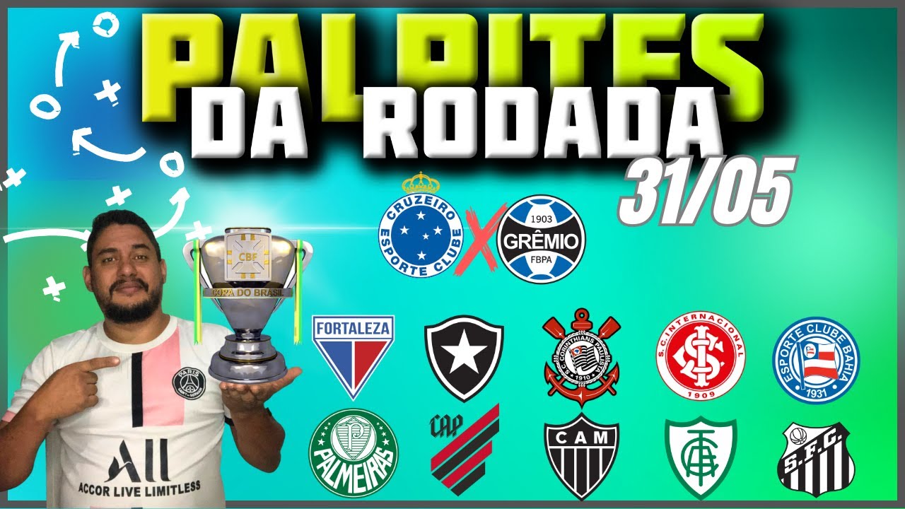 Palpites da Rodada 31 05 LUCRE + NA COPA DO BRASIL - YouTube